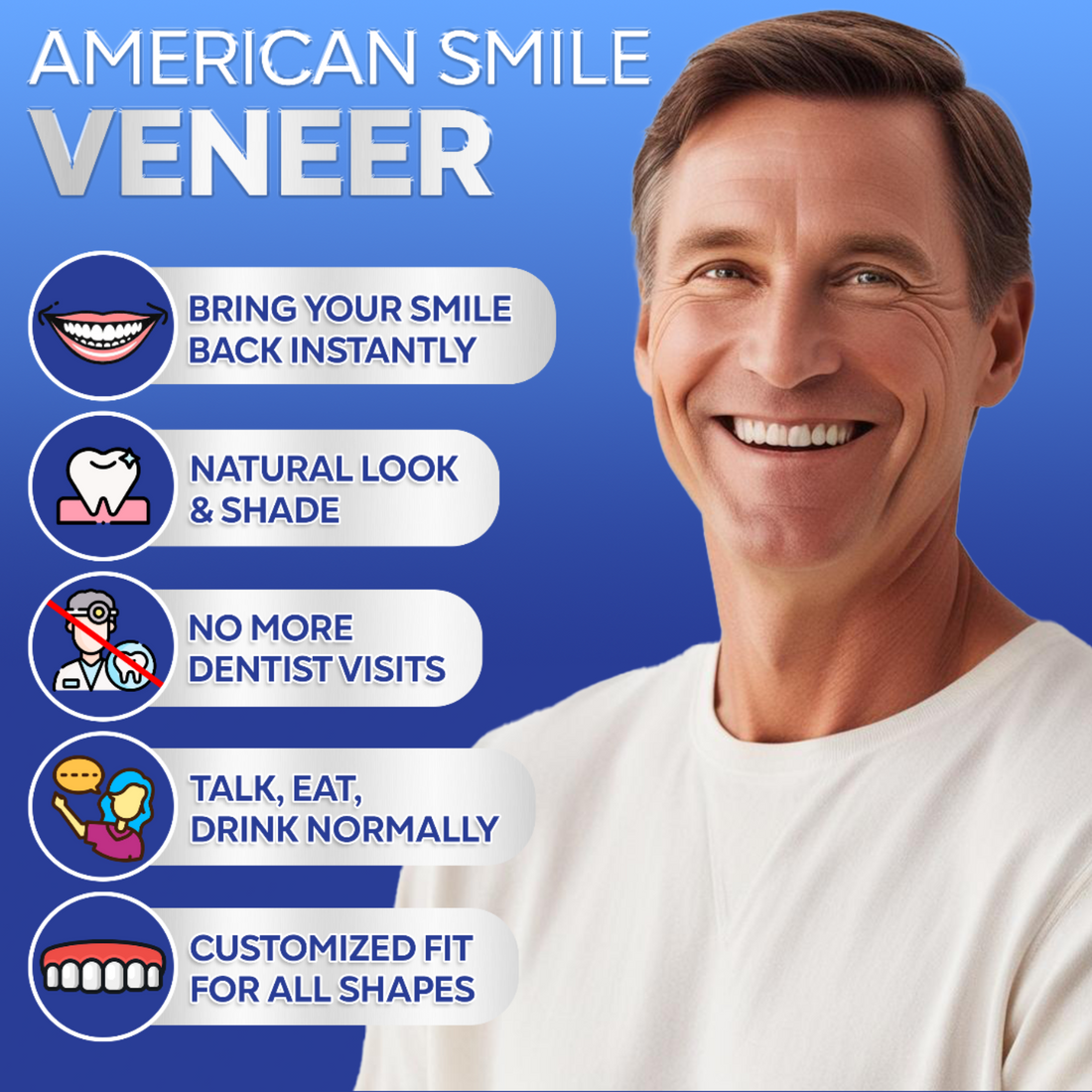American Smile Veneers - Instant Smile Veneer for a Perfect Smile ...