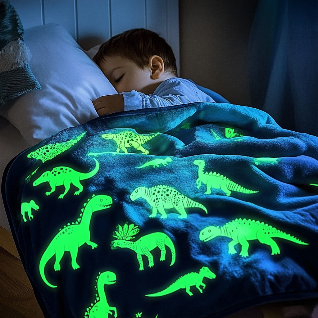 Brave Blanket: Glow-in-the-Dark Comfort Blanket – American Smile USA
